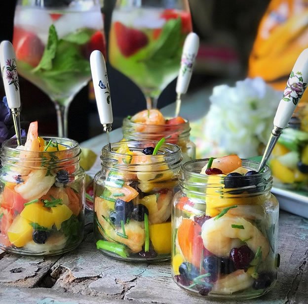 Ceviche de camarones con mango – Valen Maccaulife – Cocina fácil y ...